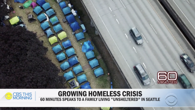 60 Minutes will air a story on homeless in Seattle Dec.1 | Westside Seattle